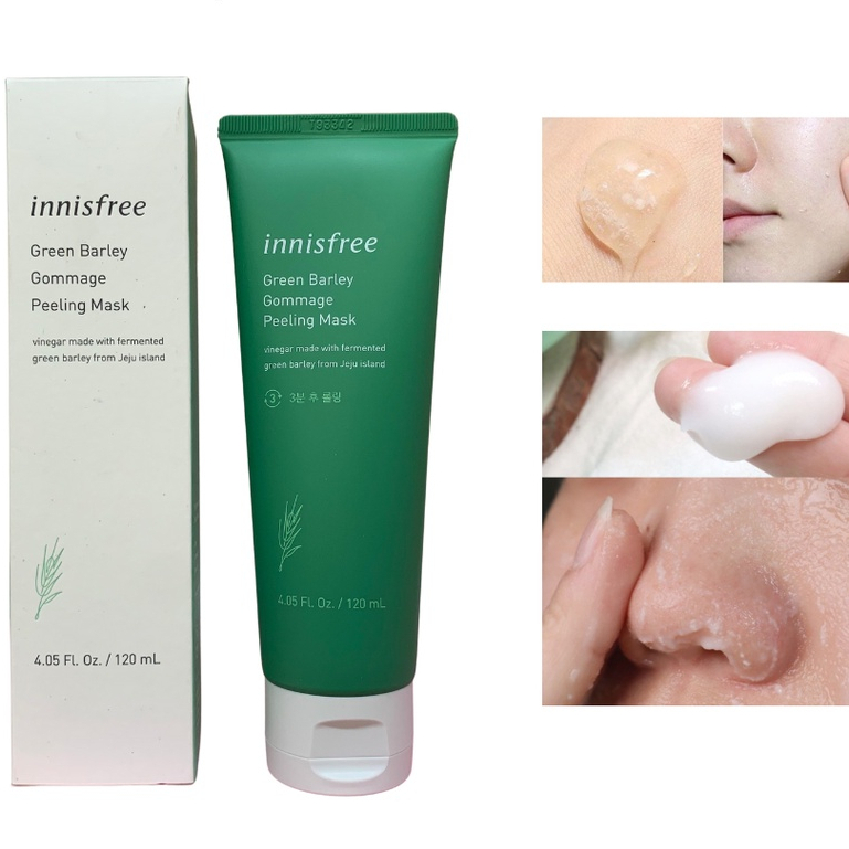Mặt nạ tẩy tế bào da chết từ lúa mạch xanh innisfree Green Barley ...