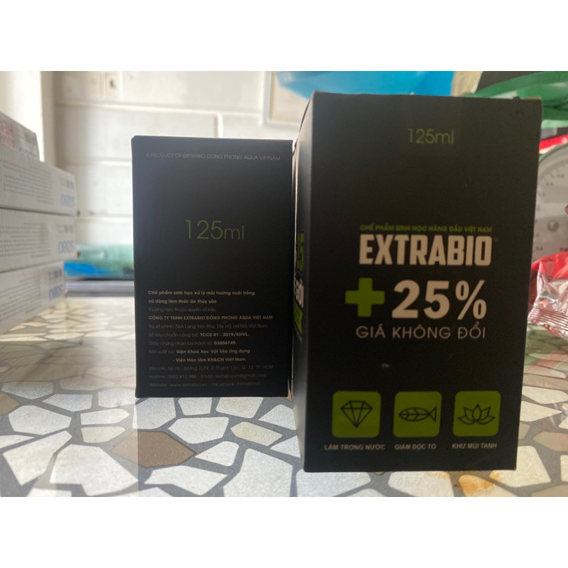 Vi Sinh Extra Bio cao cấp cho cá cảnh 125ml -250ml - 500ml | Shopee Việt Nam