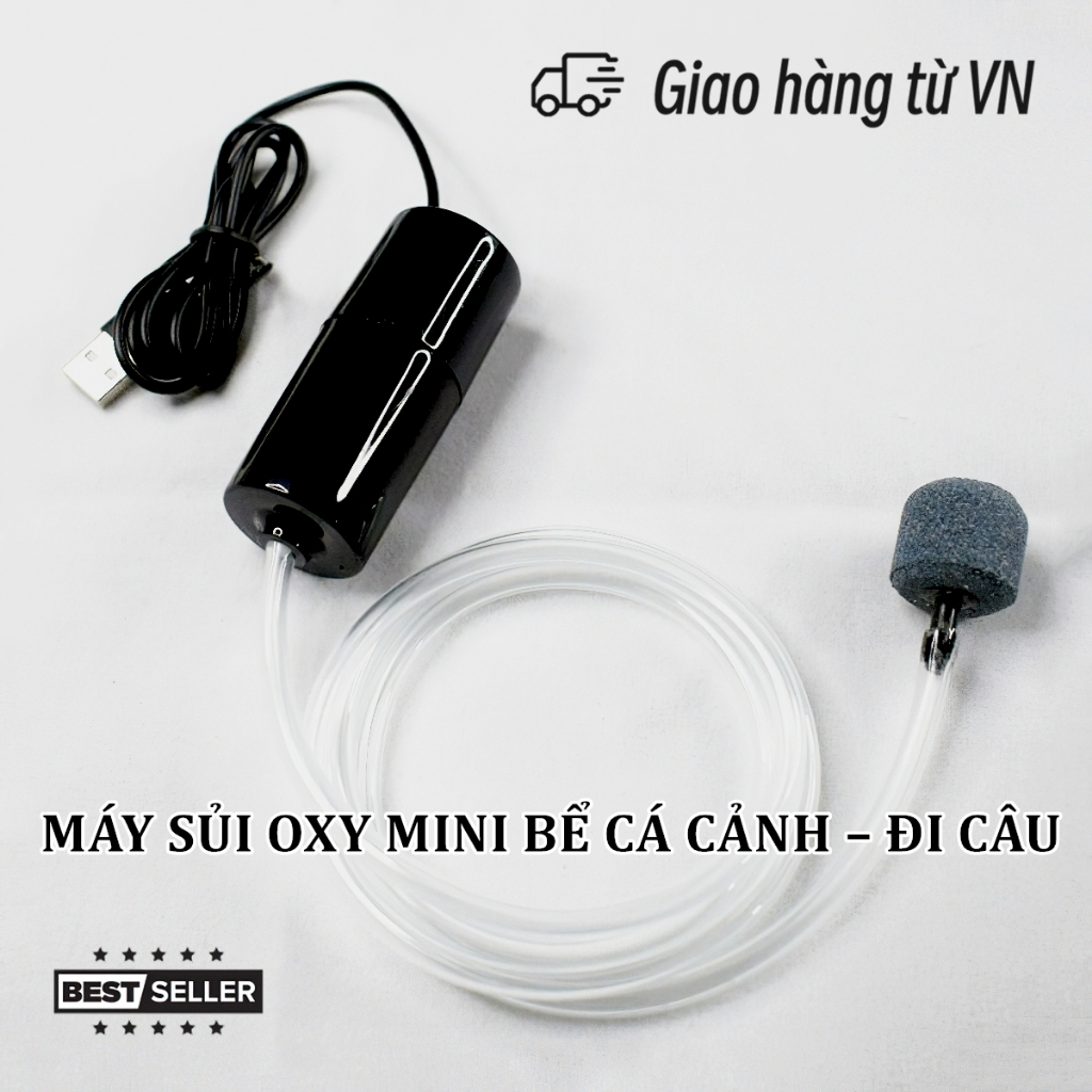 Máy Sủi Oxy Mini Kết Nối USB - Sục Khí Oxi Cho Bể Cá Cảnh Siêu Nhẹ Và ...