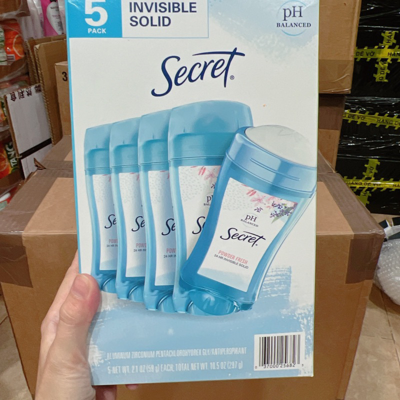 Set 5 Cây LĂN KHỬ MÙI SECRECT | Shopee Việt Nam