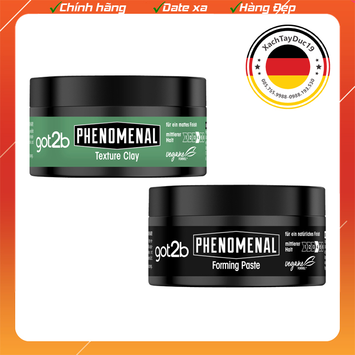 Sáp tạo kiểu tóc Schwarzkopf got2b Phenomenal dành cho nam giới của Đức 100ml | Shopee Việt Nam