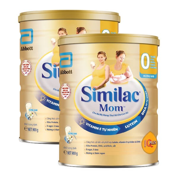 (CHÍNH HÃNG) Sữa bột Abbott Similac Mom IQ Hương Vani Lon 400g_900g ...