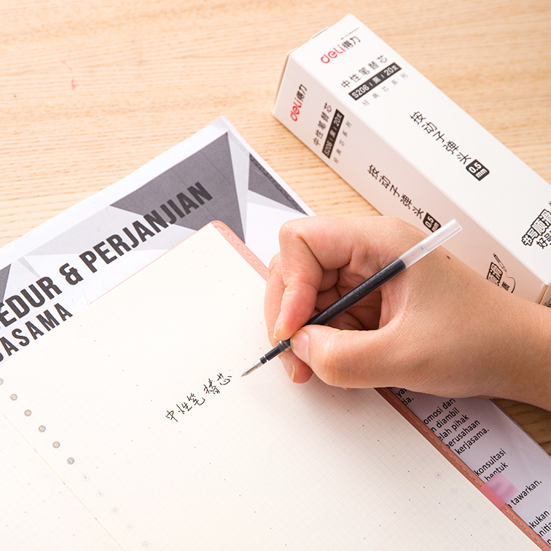 Sỉ hộp 20 ruột bút Gel Deli S206 Ngòi 0.5mm Dùng thay cho bút A575 ...