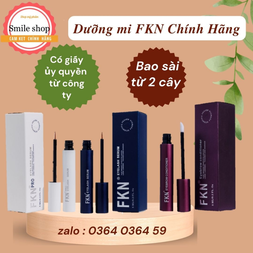 Dưỡng Mi Chính Hãng FKN, Serum Dưỡng Mày, Hiệu Quả chỉ sau 2 Cây ...