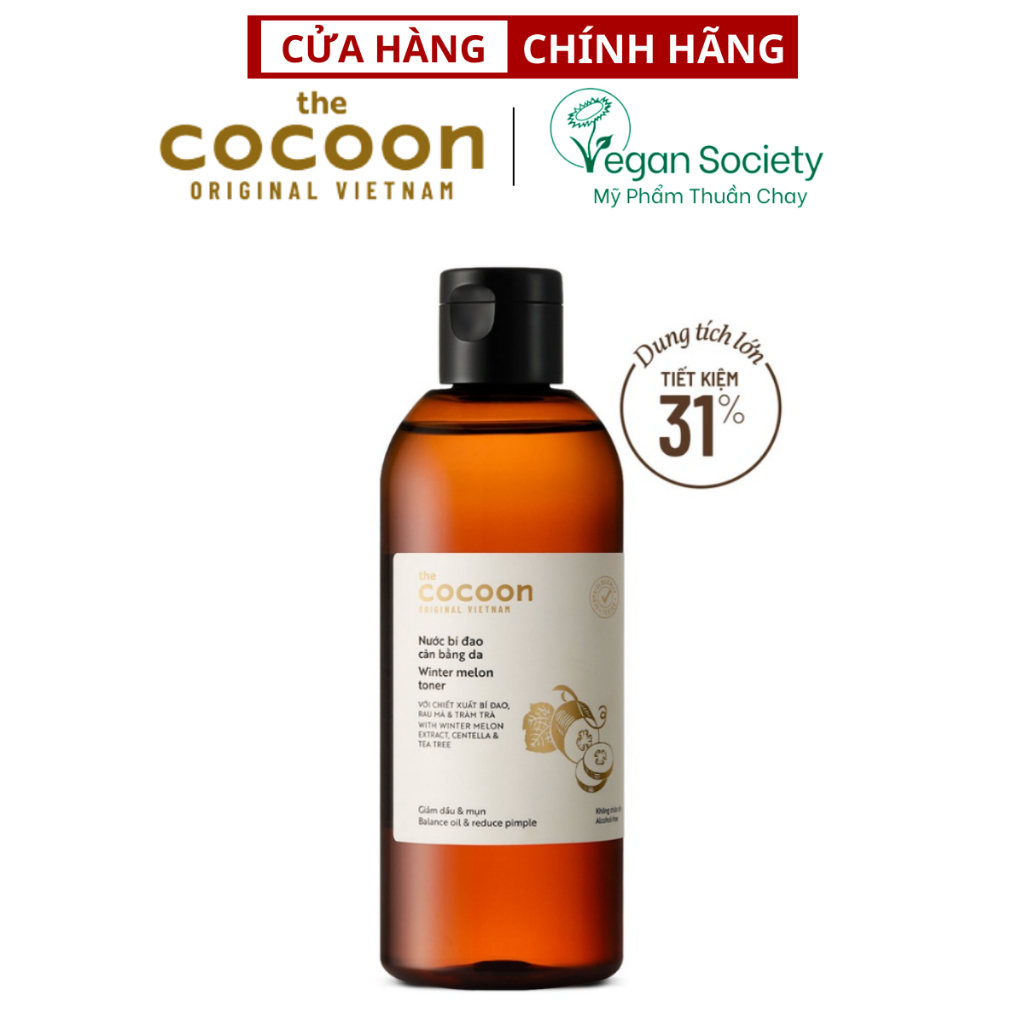 Toner nước bí đao cân bằng da cocoon 310ml - Cocoon việt nam | Shopee ...