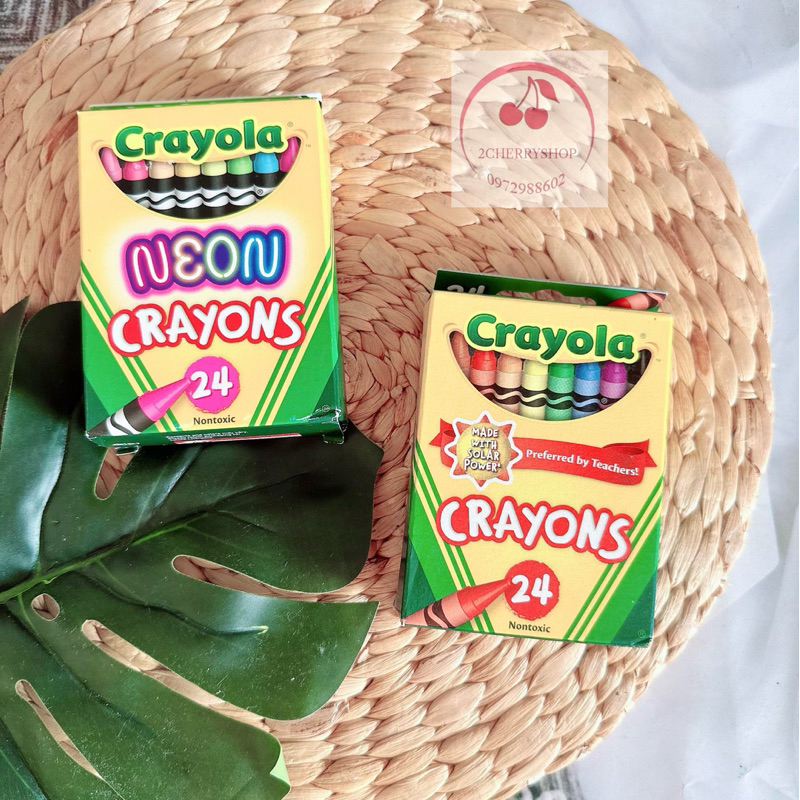 HỘP 24 chì màu CRAYON (Hàng Mỹ) | Shopee Việt Nam