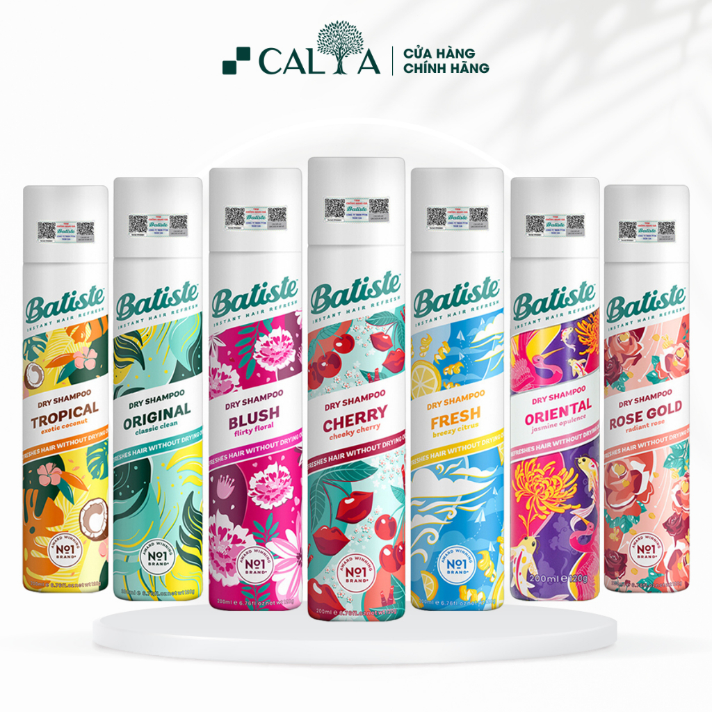 Dầu Gội Khô Batiste Sạch Dầu Nhờn, Hết Ngứa, Thơm Bồng Bềnh Tức Thì ...