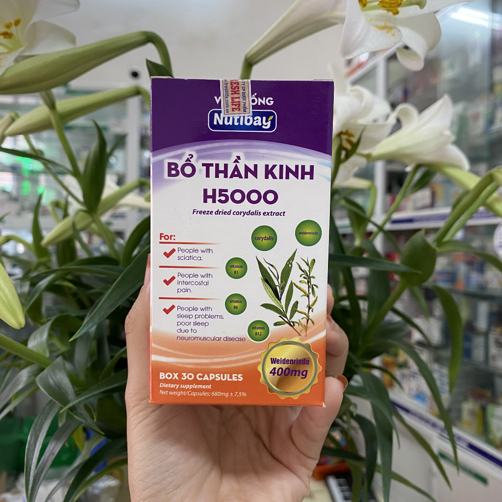 Viên uống Bổ thần kinh H5000 Lọ 30 viên | Shopee Việt Nam