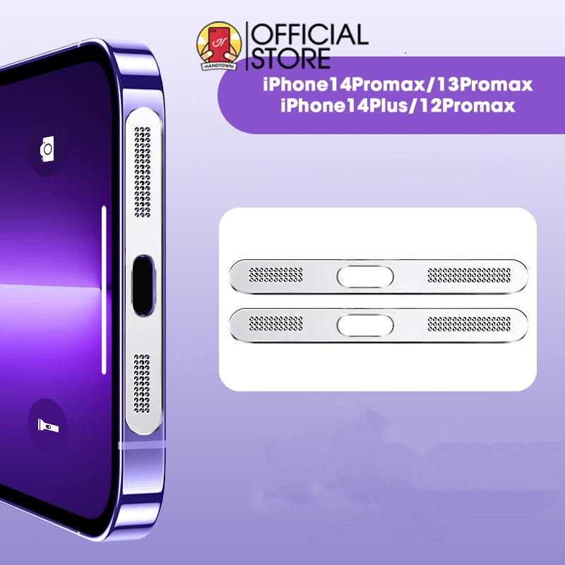 2 Miếng Dán Lỗ Loa Kim Loại Lưới cho iPhone 12 13 14 Mini/Pro/Max Bảo vệ hoàn hảo cho loa và ...