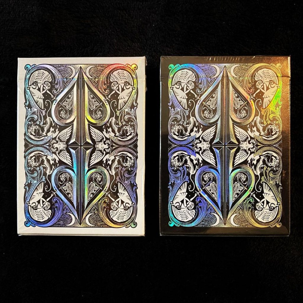 Set bài tây David Blaine Split Spades Holographic Artist Proof Playing cards | Shopee Việt Nam