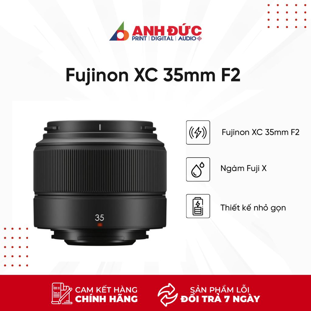 Ống Kính Fujifilm (Fujinon) XC 35mm F2 Newseal Chính Hãng - Bảo Hành 18 ...