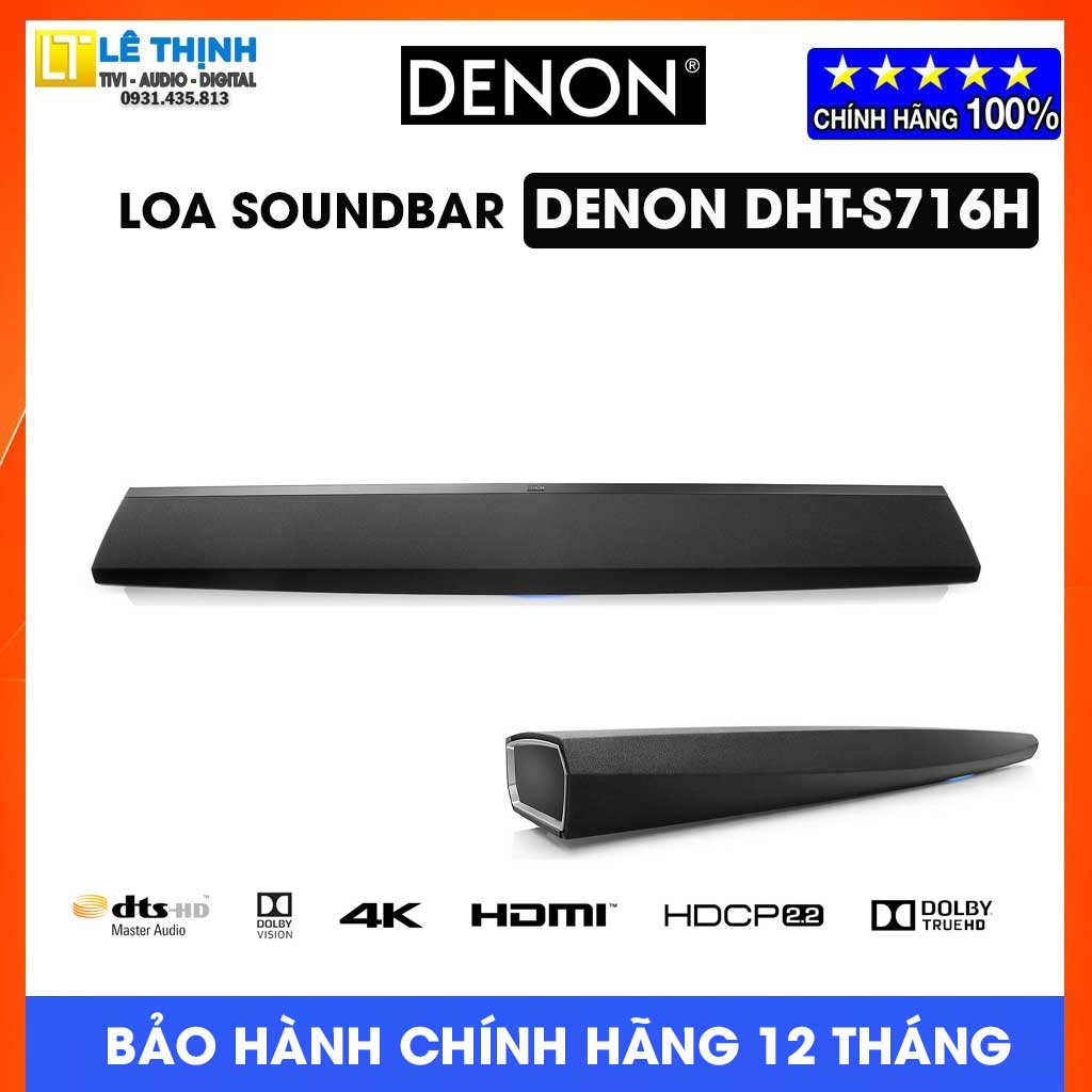 Loa thanh SoundBar Denon DHT-S716H - Chính hãng - Bảo hành 12 tháng | Shopee Việt Nam