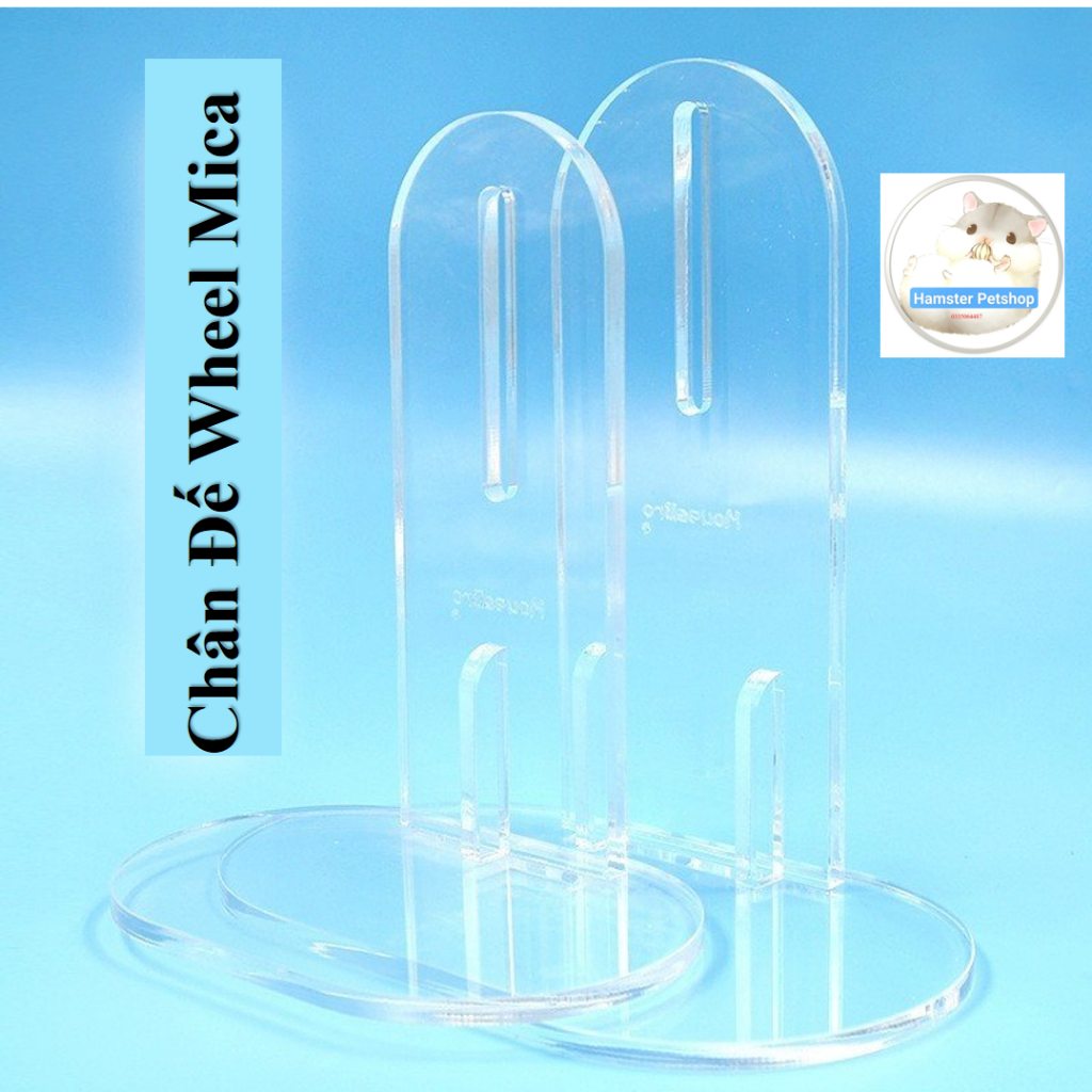 Chân đế wheel bằng gỗ/mika cho hamster | Shopee Việt Nam