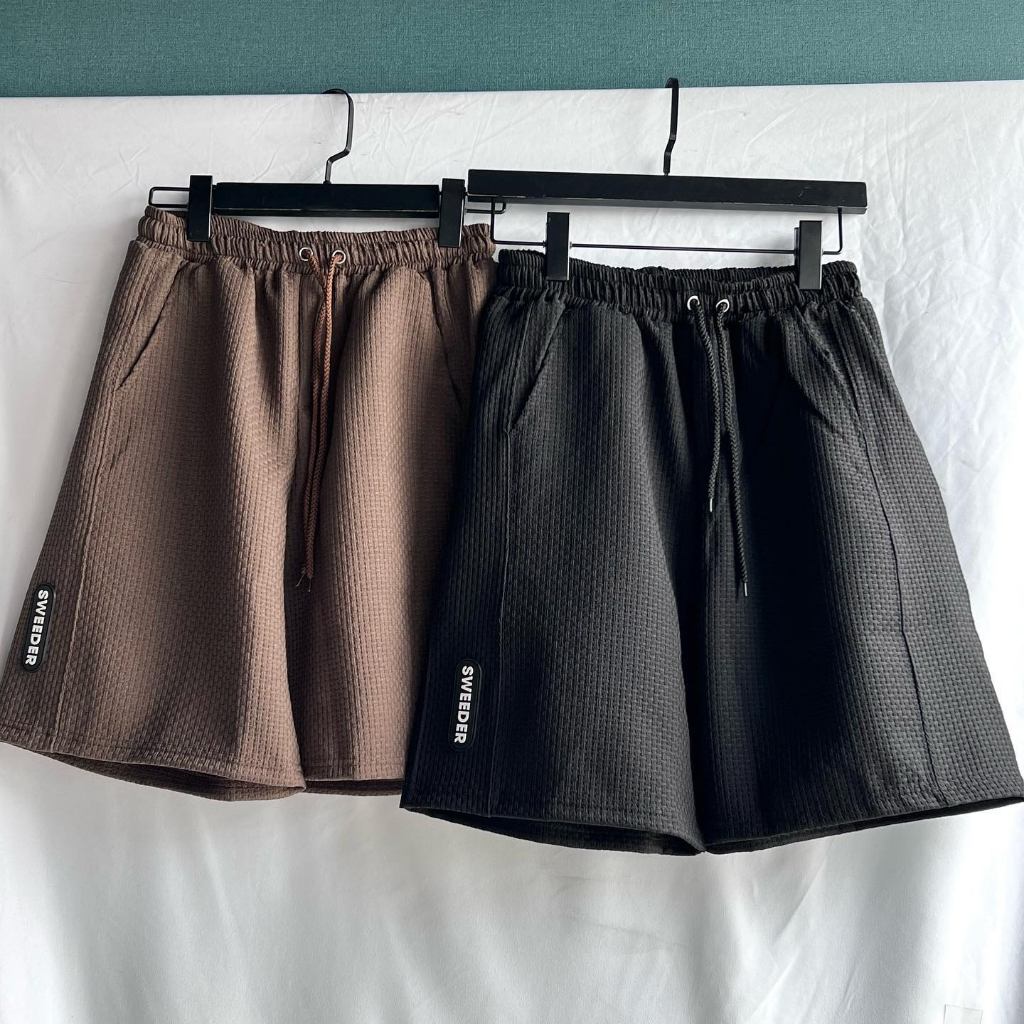 Quần Short TAG Sweeder vải tổ ong phong cách Unisex Nam Nữ - quần short ...