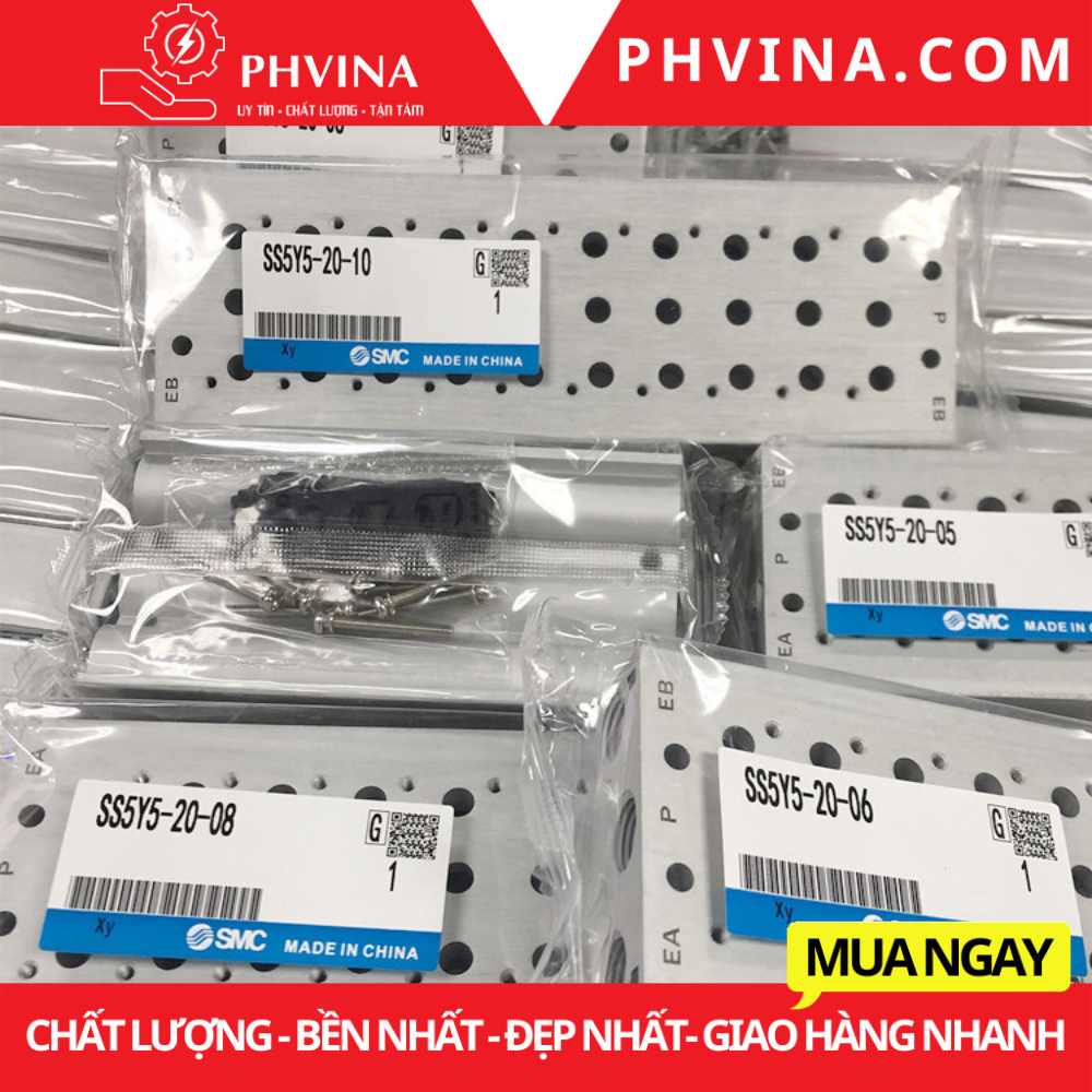 Đế van SMC SS5Y5-20-02, 03, 05, 06, 10 Hàng Đẹp Hàng Chính Hãng Giá Tốt - Vật Tư Công Nghiệp ...