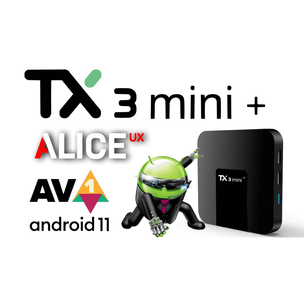 Android TV Box TX3 mini Plus 2022 Dual Wifi Bluetooth - Android 11 ...