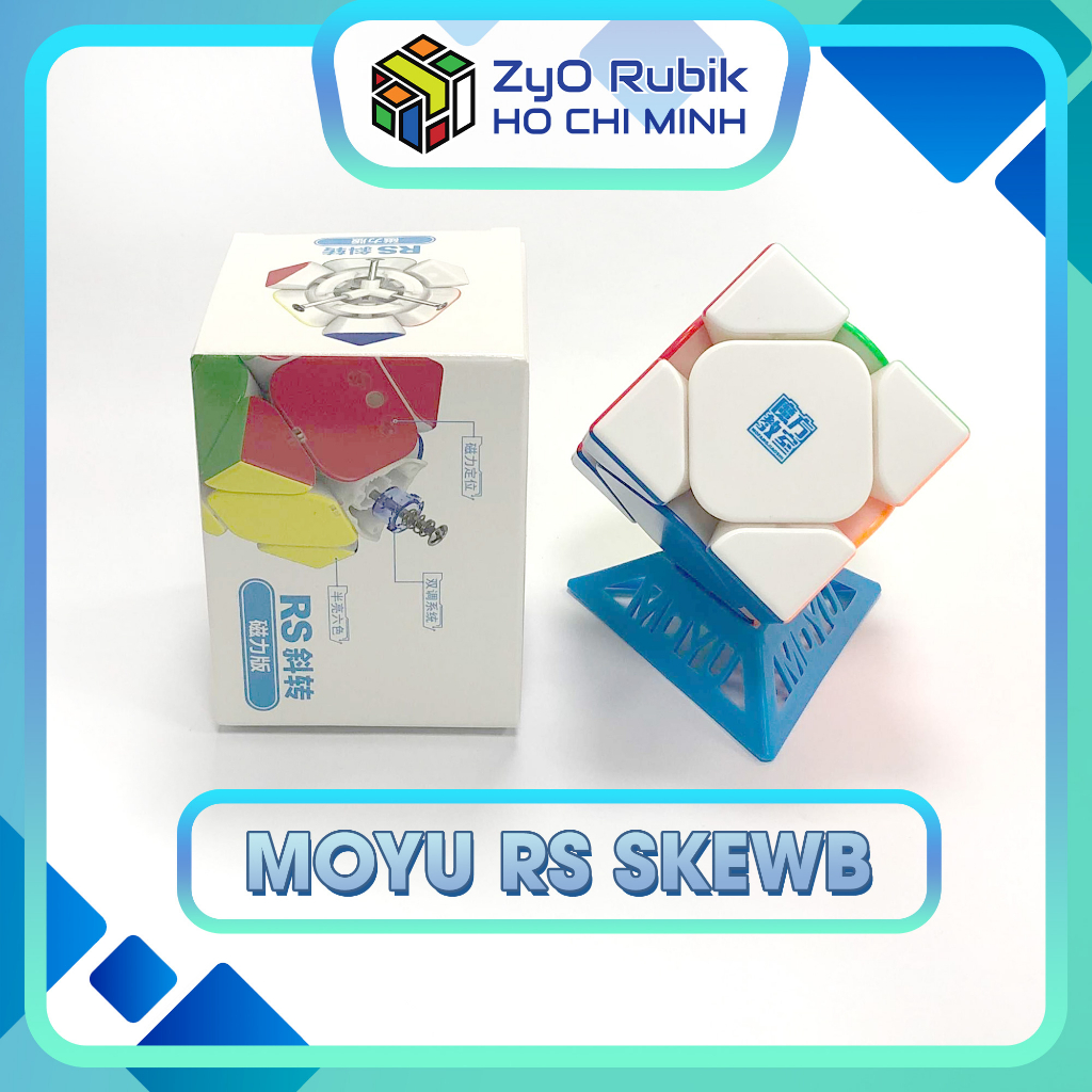 Rubik RS Skewb Stickerless Có Nam Châm - Đồ Chơi Phát Triển Trí Tuệ ...