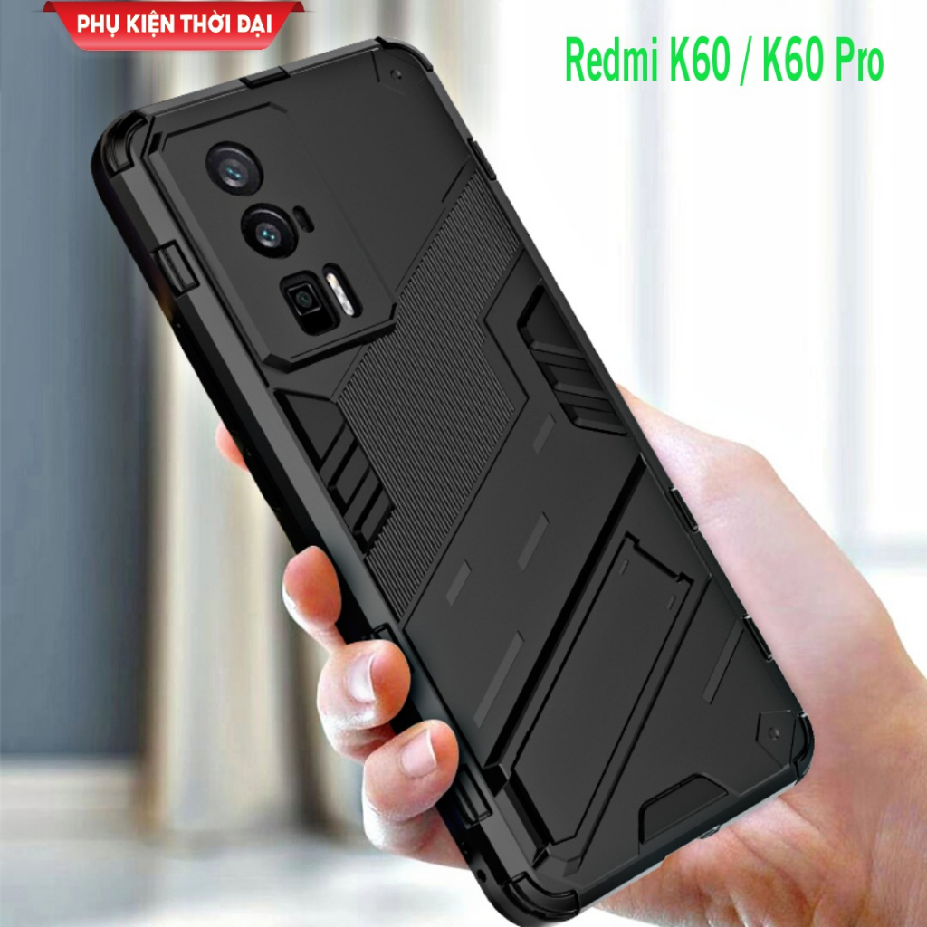 Ốp lưng Redmi K60 / K60 Pro / Poco F5 Pro / K60 Ultra / K70 / K70E chống sốc giá đỡ Iron Man Ver ...