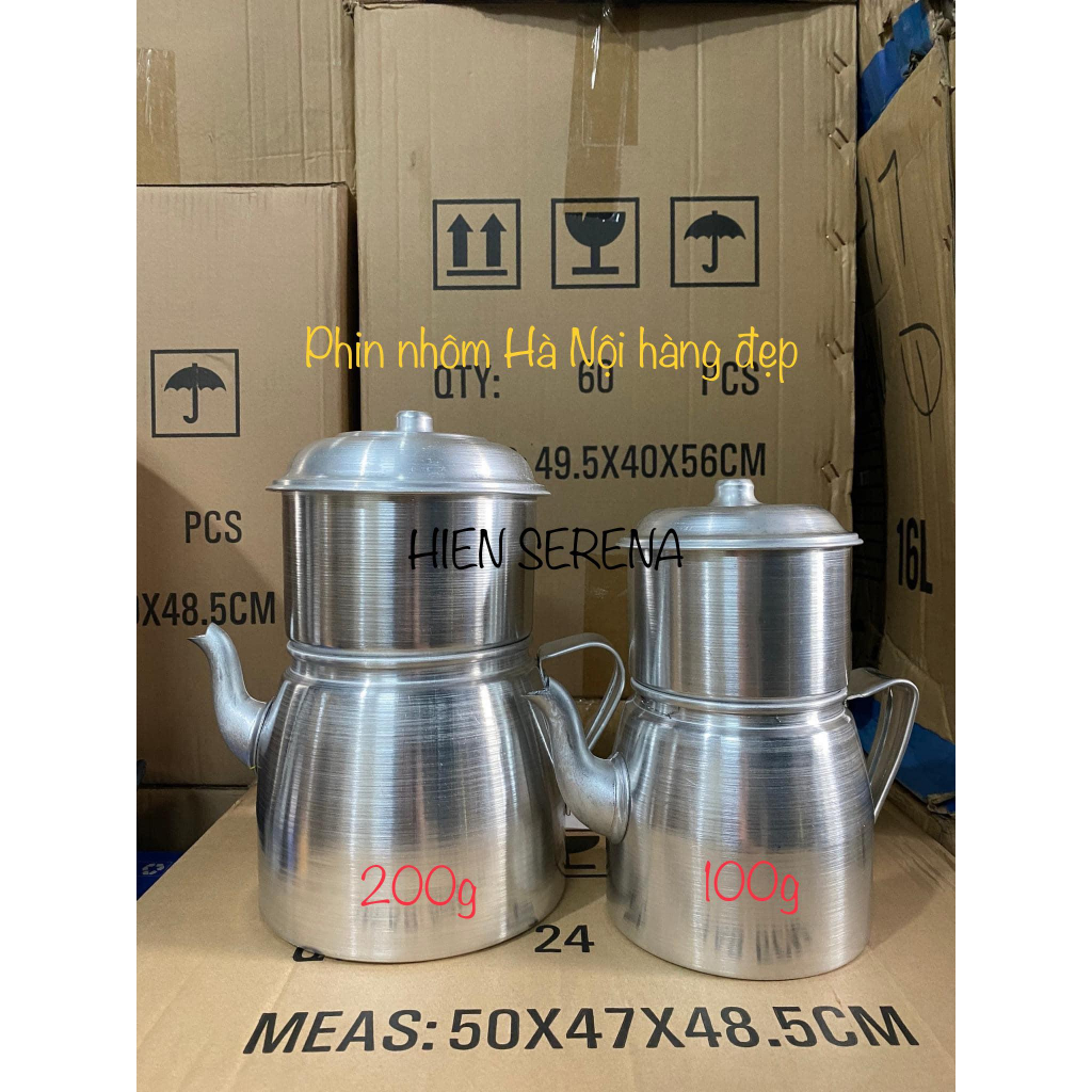 Phin pha cafe nhôm cao cấp loại to 100gr - 200gr và tim lõi phin cỡ lớn ...