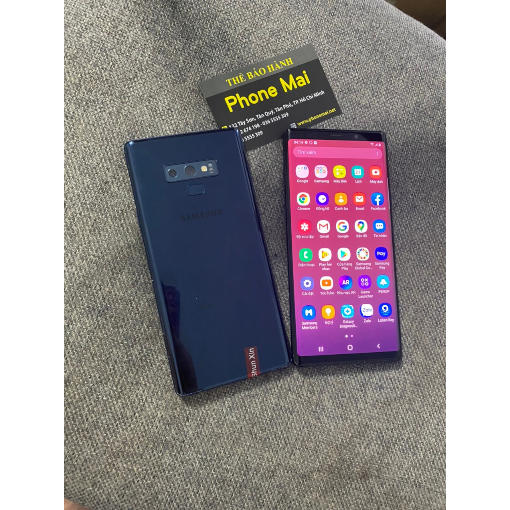Điện thoại Samsung Galaxy Note 9 Ram 6G Bộ nhớ 512G 2Sim Cũ Zin, chơi ...