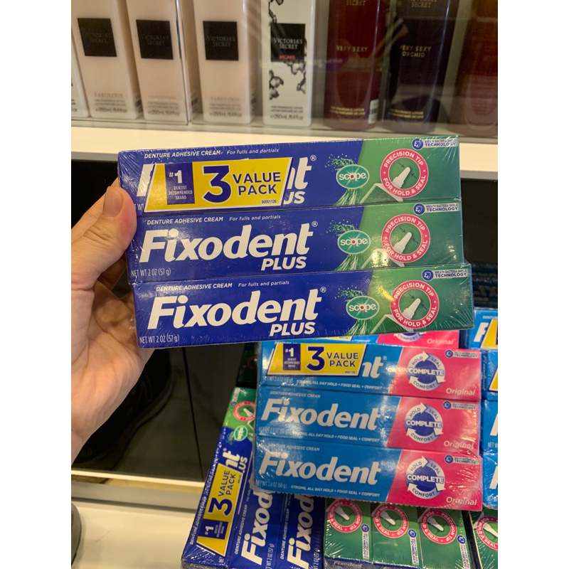 KEO DÁN HÀM RĂNG GIẢ FIXODENT PLUS SCOPE 57G - HÀNG CHUẨN USA | Shopee Việt Nam