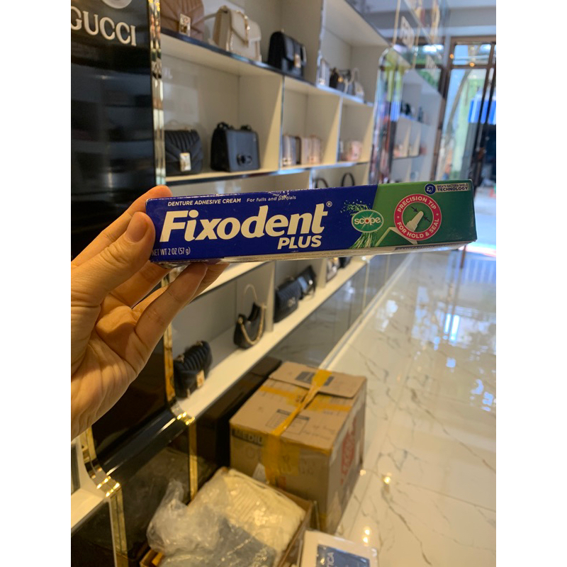 KEO DÁN HÀM RĂNG GIẢ FIXODENT PLUS SCOPE 57G - HÀNG CHUẨN USA | Shopee Việt Nam