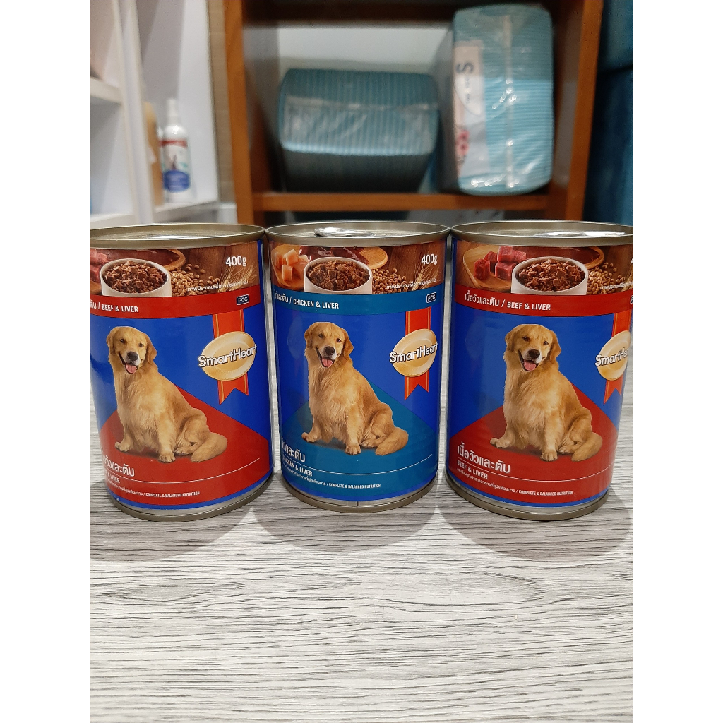 [Combo 3 lon x 400g] Pate lon dinh dưỡng thơm ngon cho chó Smartheart ...