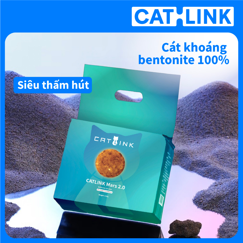 Cát vệ sinh Bentonite nguyên chất cho mèo CATLINK | Shopee Việt Nam