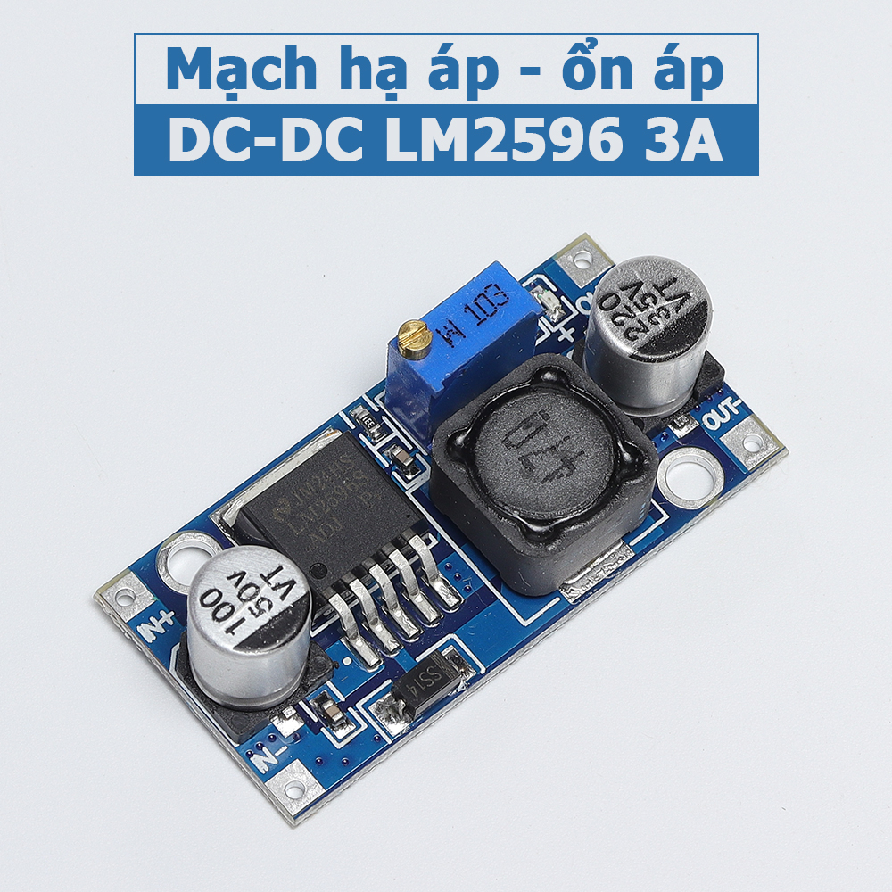 Mạch Hạ áp LM2596 DC-DC Buck ổn áp nguồn DC 1.5V 3V 5V 9V 12V 24V LM2596S | Shopee Việt Nam