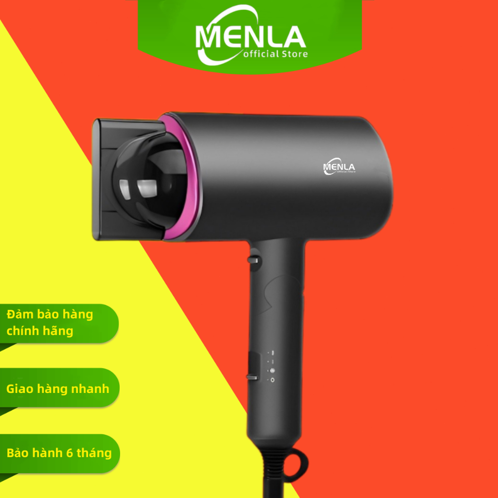 Máy Sấy Tóc Mini cao cấp 2 chiều công xuất lớn 1800W-T1-MENLA | Shopee ...