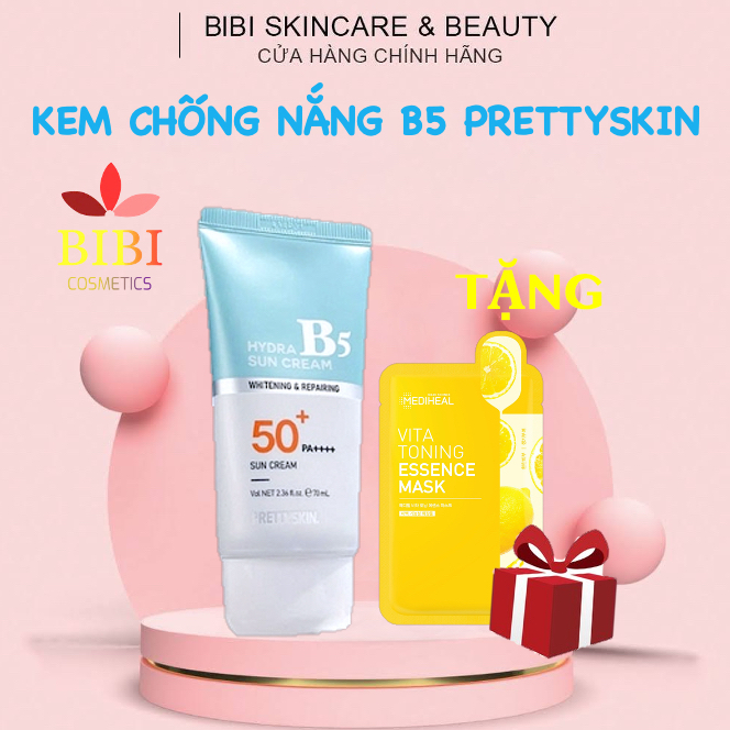 [Chính Hãng] Kem Chống Nắng B5 PrettySkin Hydra B5 Sun Cream 70ml Korea | Shopee Việt Nam