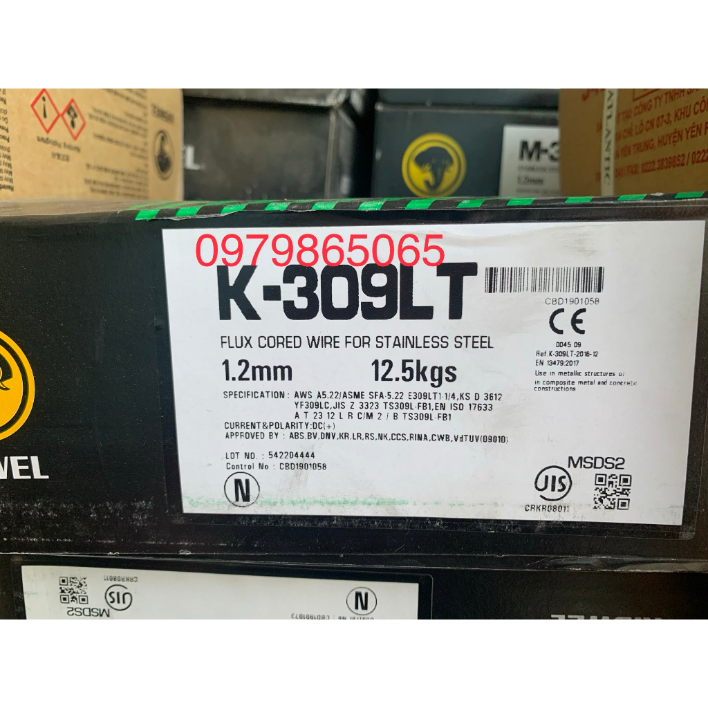 Dây hàn mig inox lõi thuốc chịu nhiệt K-309LT 12,5kg | Shopee Việt Nam