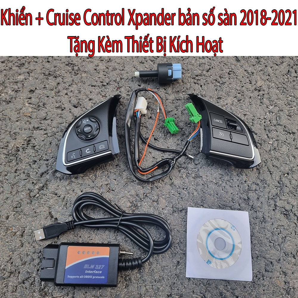 Khiển + Cruise control xpander bản số sàn 2018-2021 tặng kèm thiết bị ...