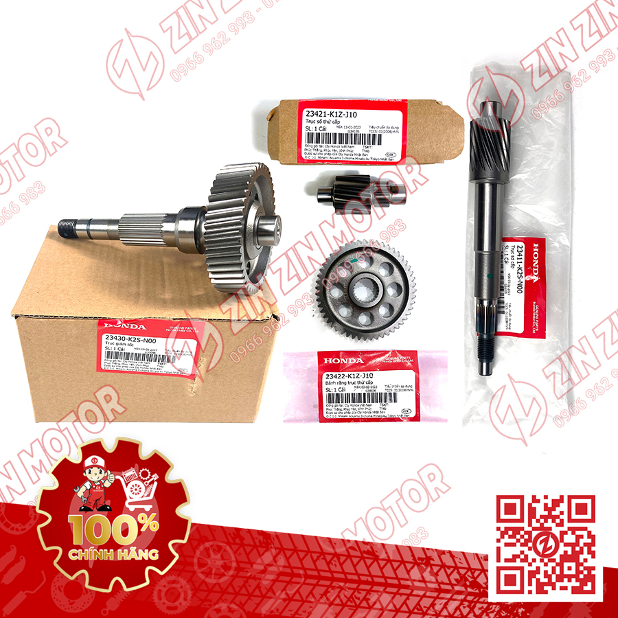 Bộ Số, Bộ Nhông Cốt Láp (Nhông Hú) Vario 160, Click 160 23411-K2S-N00 ...