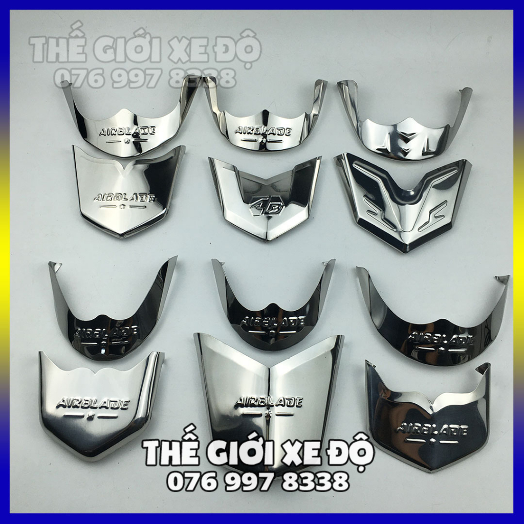 Mỏ dè AB inox đầy đủ các đời xe - chỉ mũi dè ốp chắn bùn trước sau xe ...