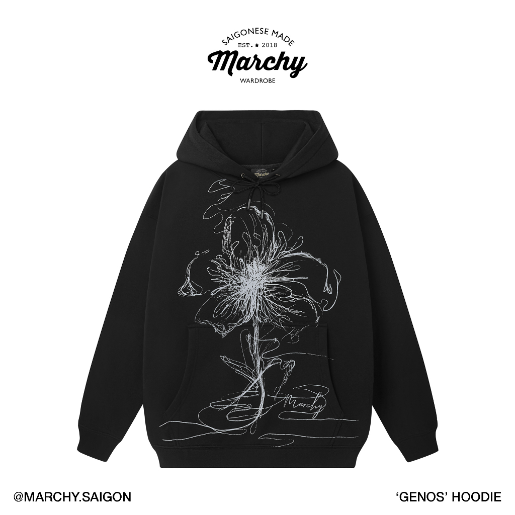 MARCHY - GENOS HOODIE - Áo khoác tròng đầu | Shopee Việt Nam