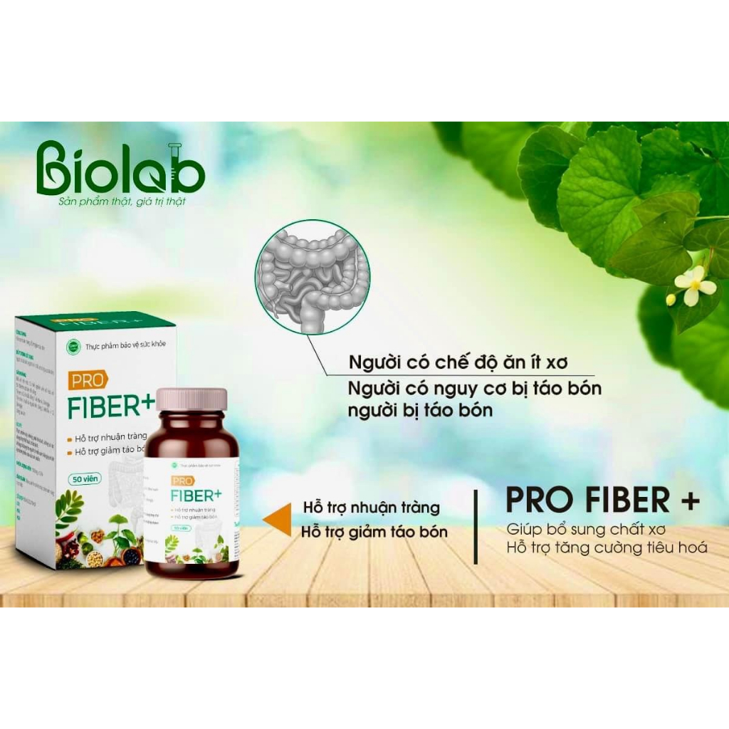 PRO FIBER + – Giúp bổ sung chất xơ, hỗ trợ tăng cường tiêu hoá | Shopee ...