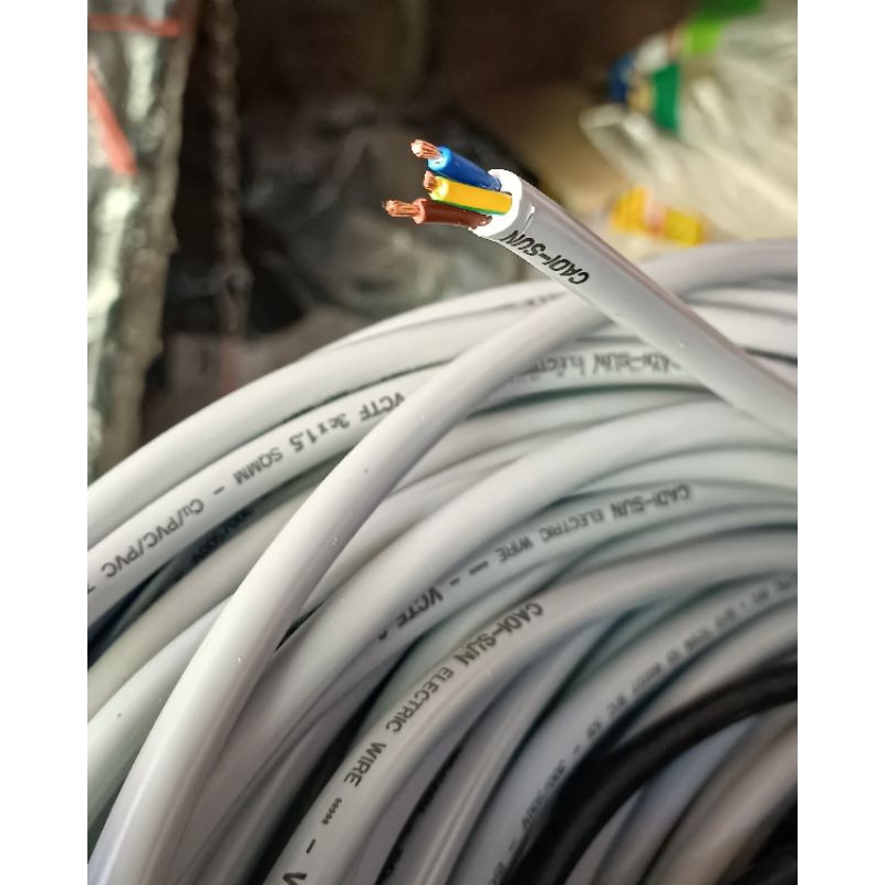 Dây tròn ghi mềm Cadisun2x0.75,2x1.0 ,2x1.5 ,2x2.5 , 2x4.0, 3x0.75 ...