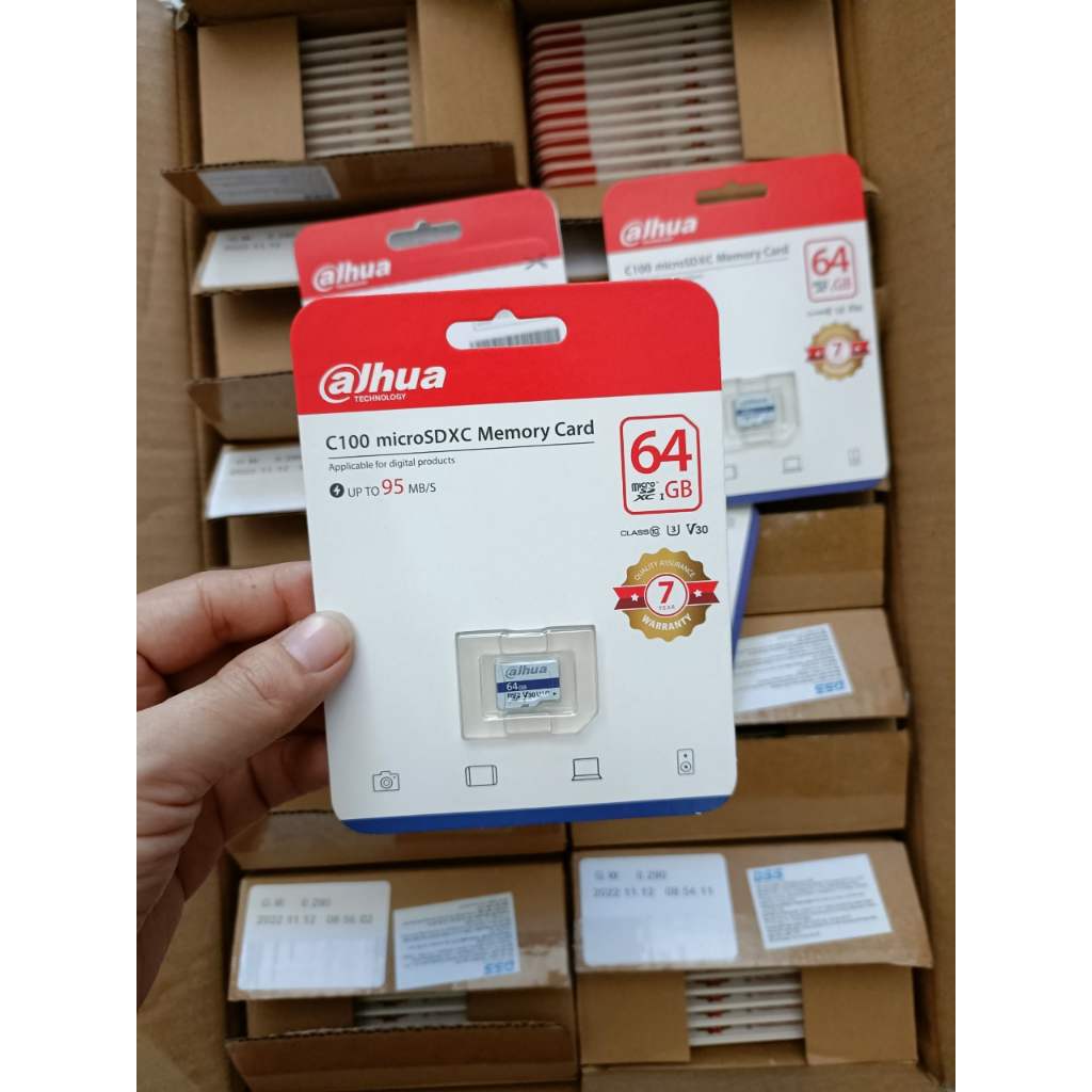THẺ NHỚ DAHUA 64GB DHI-TF C100/64GB TỐC ĐỘ CAO, chuyên dụng cho camera ip wifi, các thiết bị ghi ...
