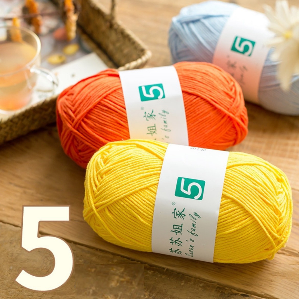 Len Susan's Family 5 Nội Địa Đan Móc Mềm Mượt 100gr (Bảng 2/2) | Shopee ...