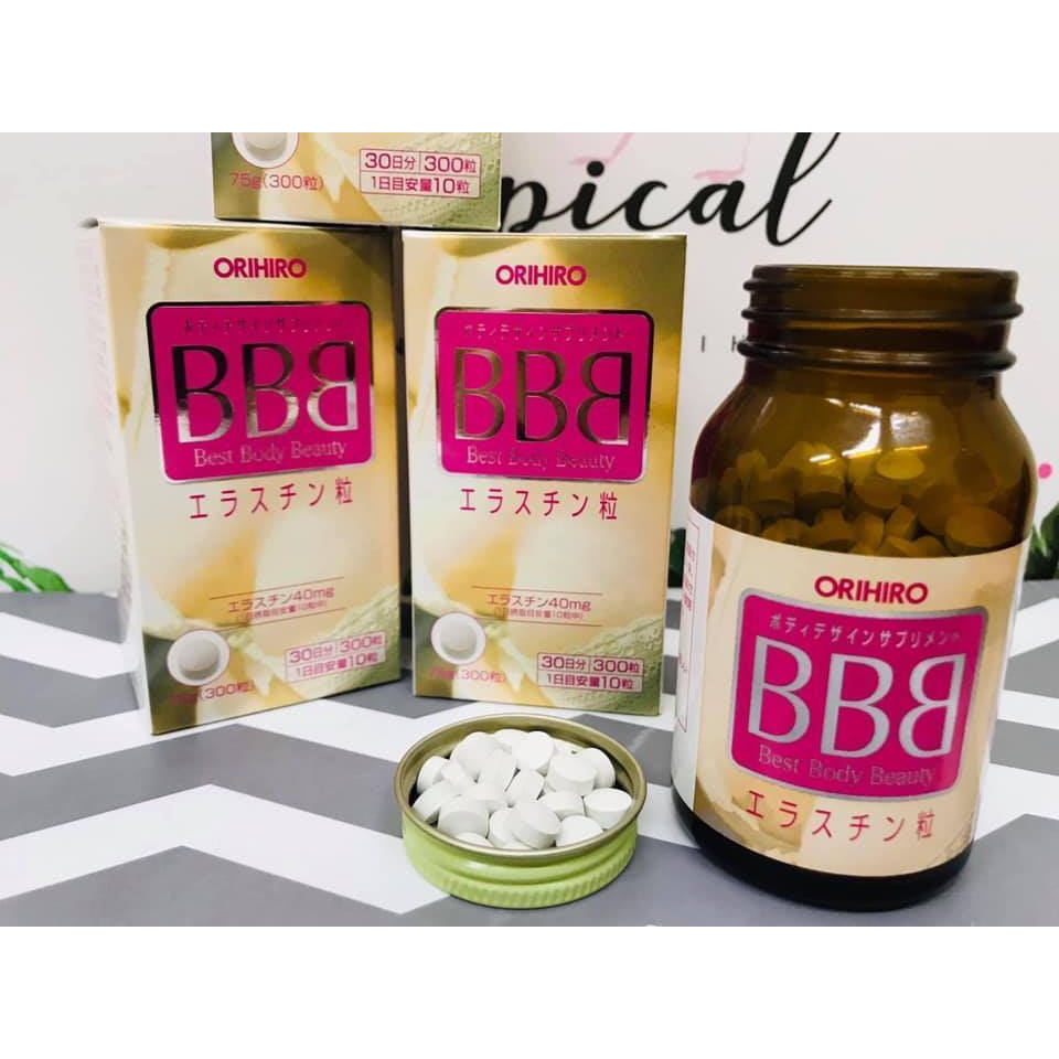 Viên uống nở ngực BBB Orihiro Nhật Bản 300 viên giúp tăng kích thước ...