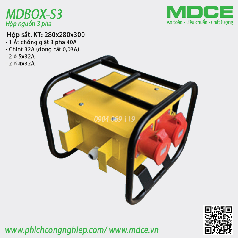 Hộp nguồn 3 pha MDBOX-S3 chính hãng MDCE | Shopee Việt Nam
