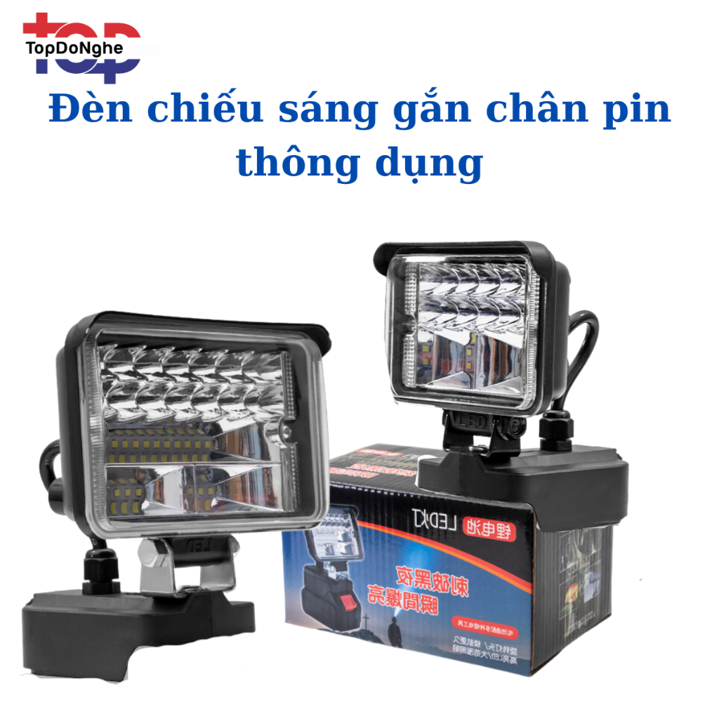 Đèn Pin Led, Đèn Pha Led Dùng Pin Chân Pin Phổ Thông Makitaa 14,4v - 21v | Shopee Việt Nam
