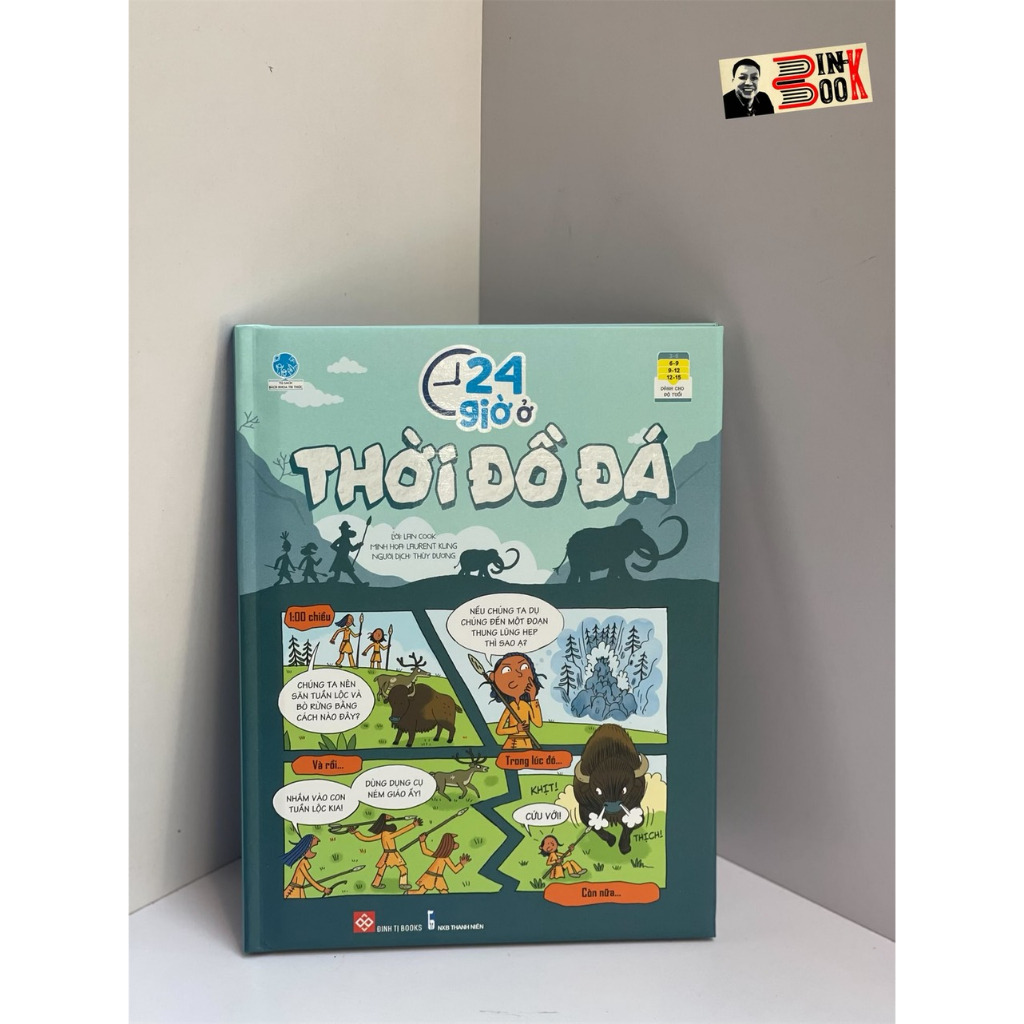 Sách - [Bìa cứng] 24 Giờ Ở Thời Đồ Đá – Lan Cook – Stacey Thomas minh ...