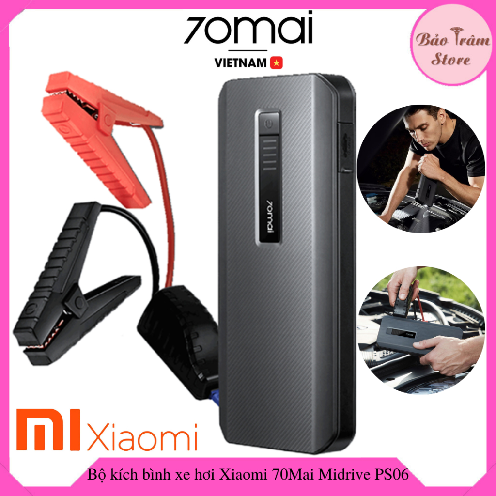 Bộ kích bình xe hơi Xiaomi 70Mai Midrive PS06 | Shopee Việt Nam
