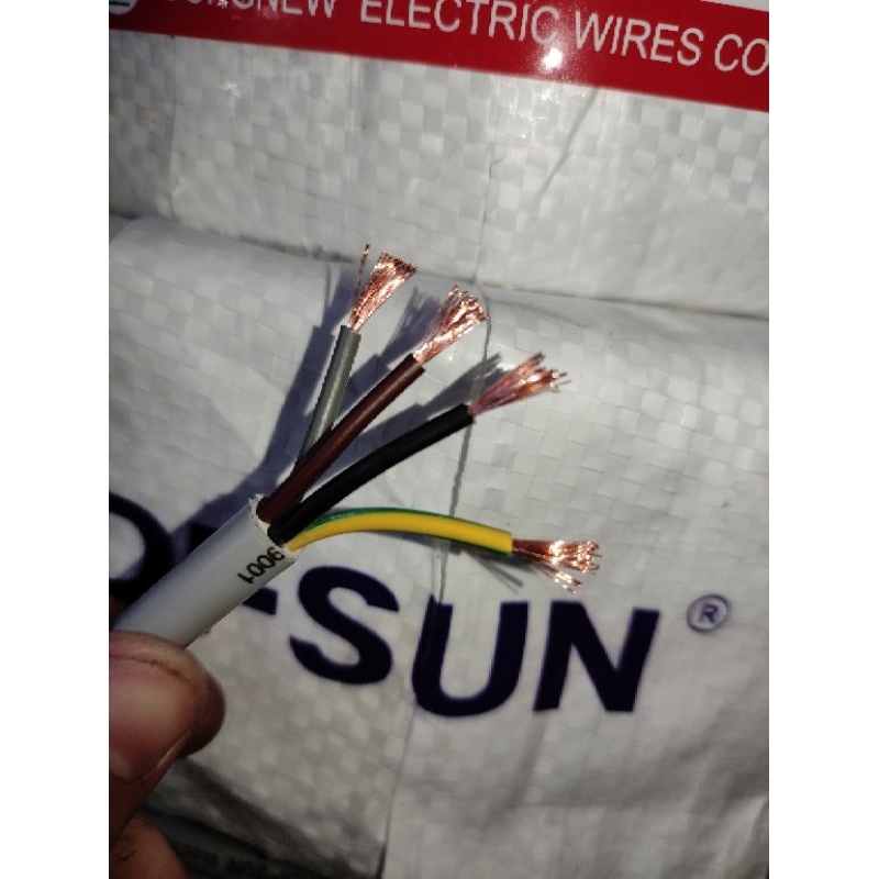 dây điện 4*2.5 & 4*1.5 & 4*1.0 cadisun VCTF 300/500v .cu/PVC/PVC Quận 200m | Shopee Việt Nam
