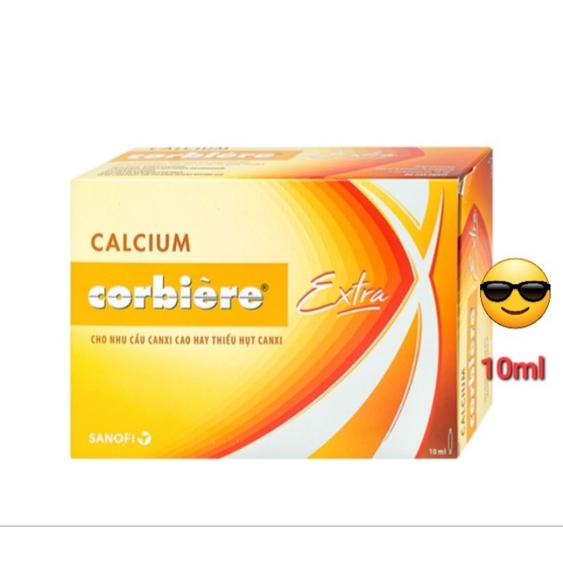 CALCIUM CORBIER EXTRA BỔ SUNG CANXI CHO NGƯỜI LỚN VÀ TRẺ EM. HỘP 30 ỐNG | Shopee Việt Nam