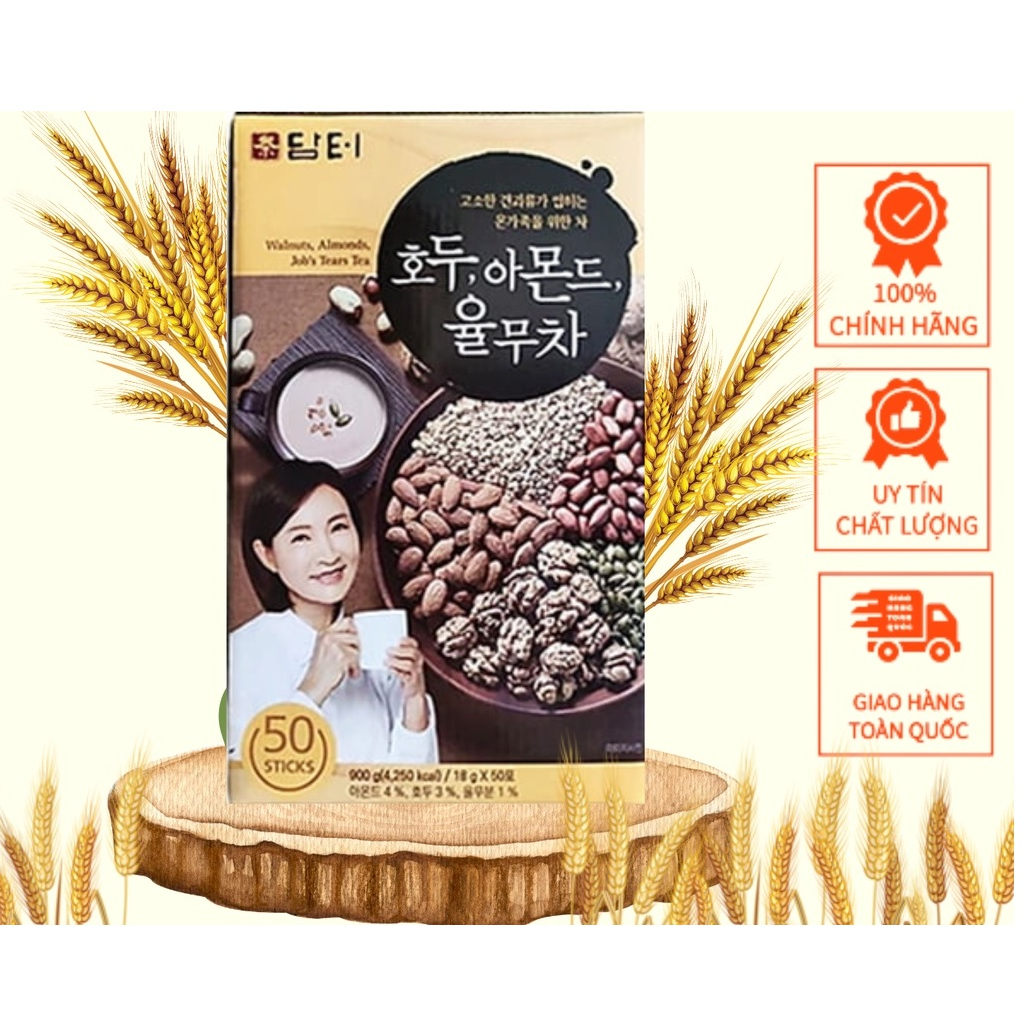 Bột Ngũ Cốc - Walnuts Almonds, Job's Tear Tea - 900g | Shopee Việt Nam