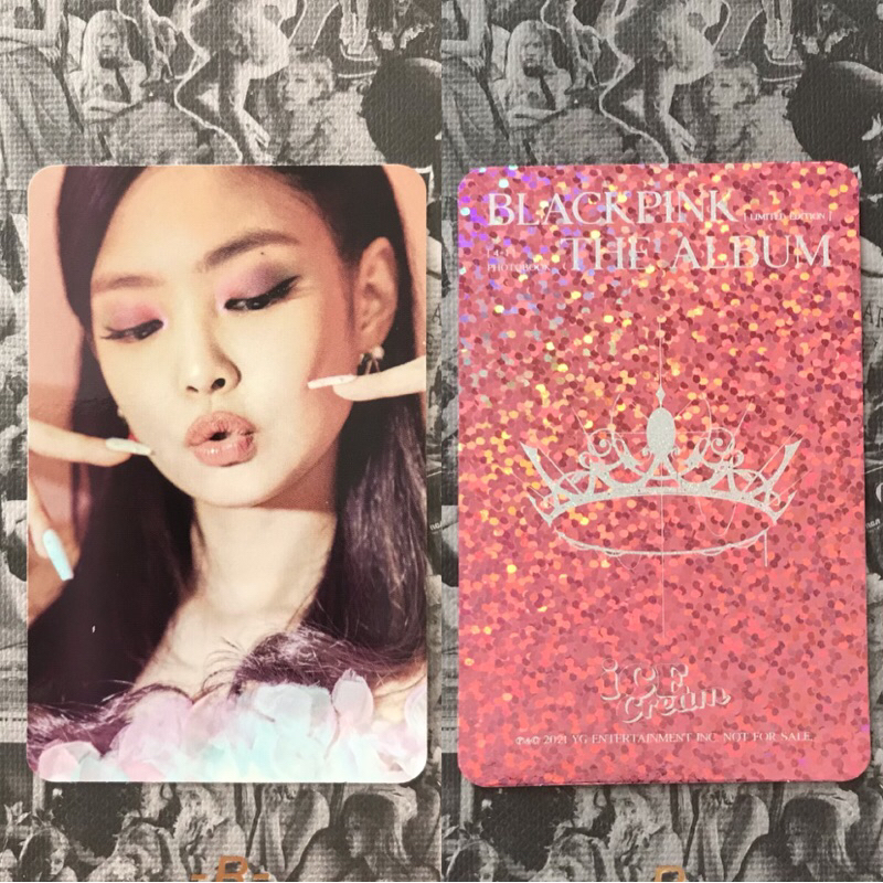 [Official + Toploader]Blackpink | Card Jen The Album Photobook 4+1 ...