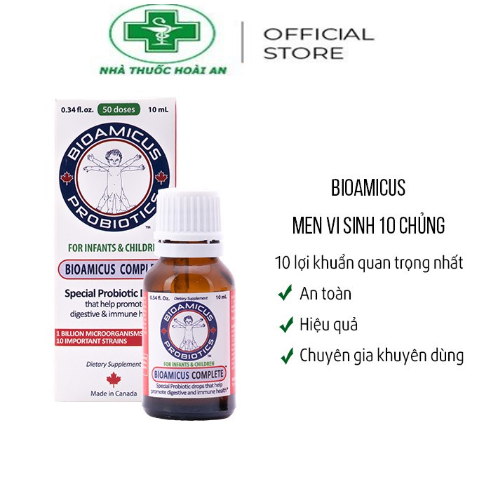 Men vi sinh Bioamicus Complete men 10 chủng - Nhập khẩu chính hãng ...